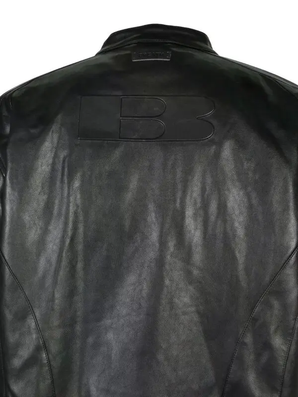 BREATH Racing Faux-leather Jacket