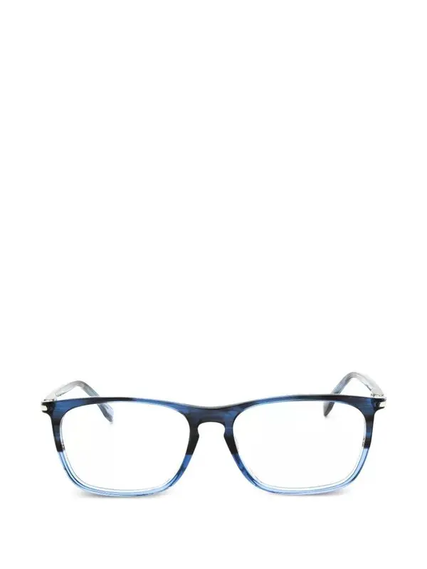 BOSS Rectangle-frame Glasses - Blue