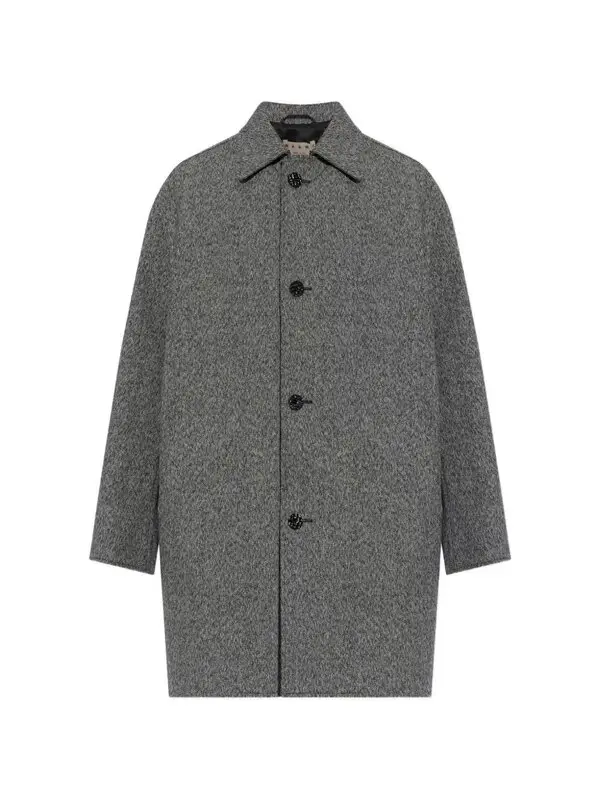 Marni Single-breasted Cotton Coat