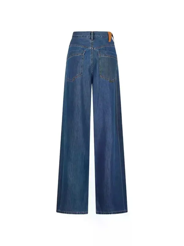 DARKPARK Drawstring-waist Wide-leg Jeans