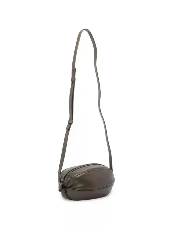 Hereu Boya Distressed Leather Shoulder Bag - Brown