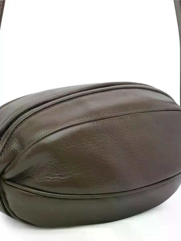 Hereu Boya Distressed Leather Shoulder Bag - Brown
