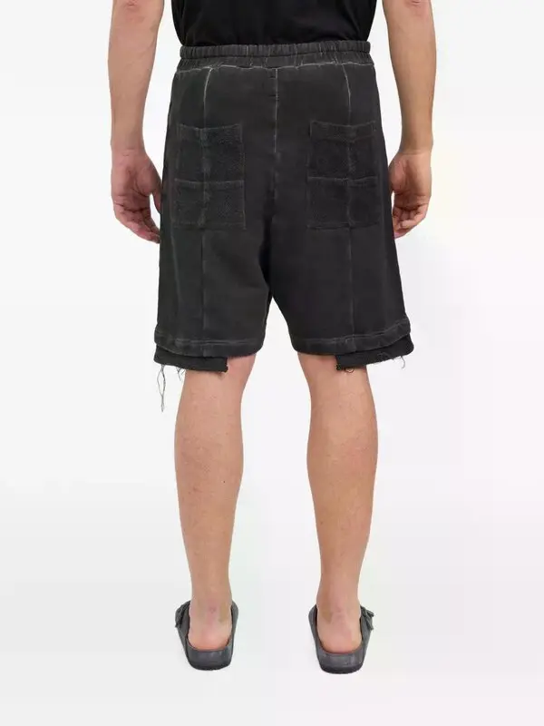 MD75 Raw-edge Drawstring Track Shorts