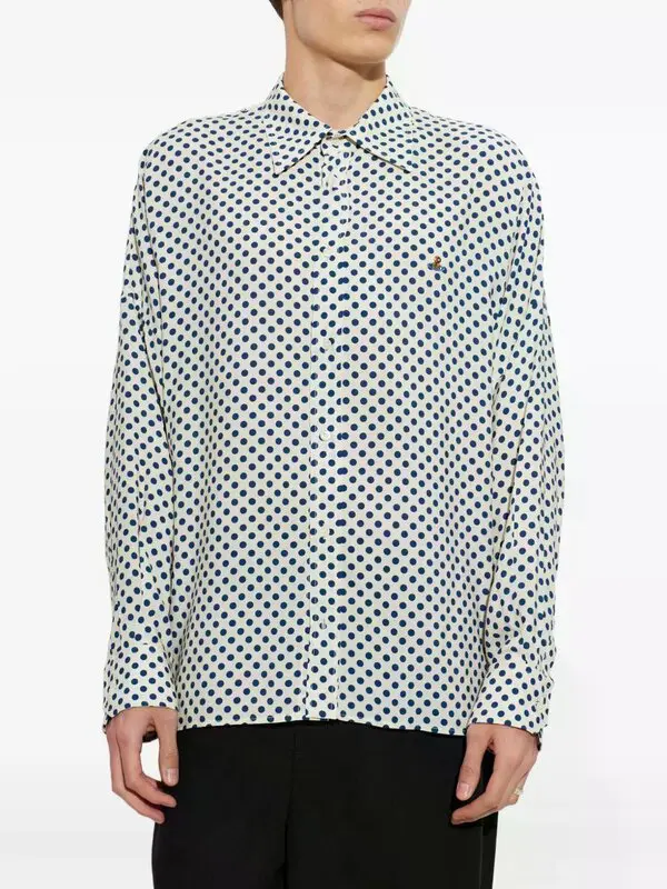 VIVIENNE WESTWOOD Batwing Polka-dot Shirt
