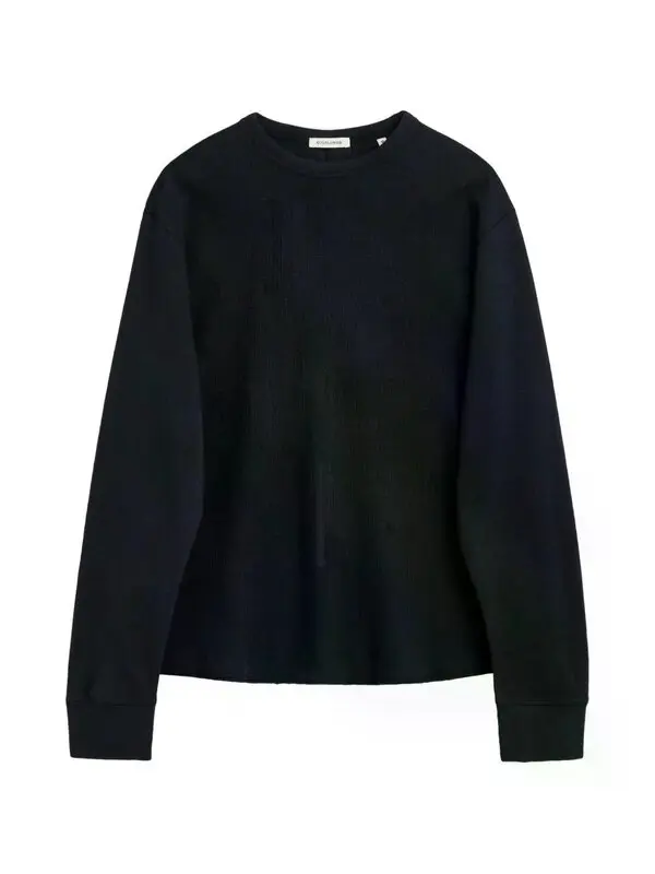 SUNFLOWER Waffle-knit Long-sleeve Sweater