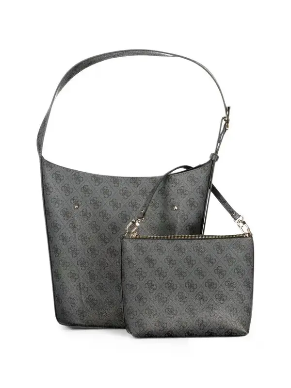 Guess Black Polyurethane Tote Bag
