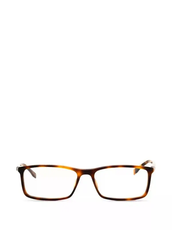 BOSS Rectangle-frame Glasses - Brown