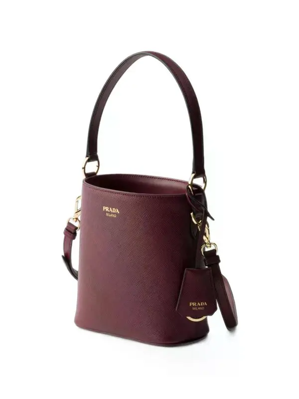 Prada Saffiano Leather Mini Bucket Bag