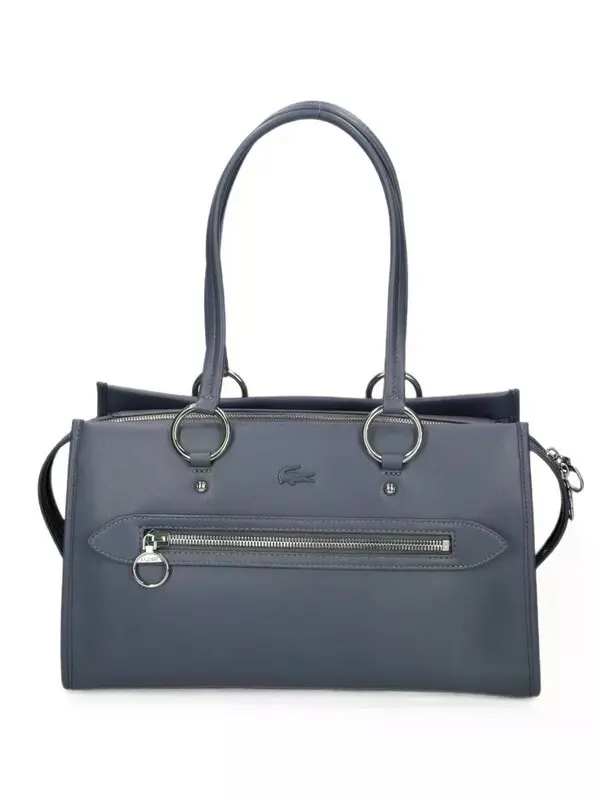 Lacoste Celys Medium Ring-detail Shoulder Bag - Blue