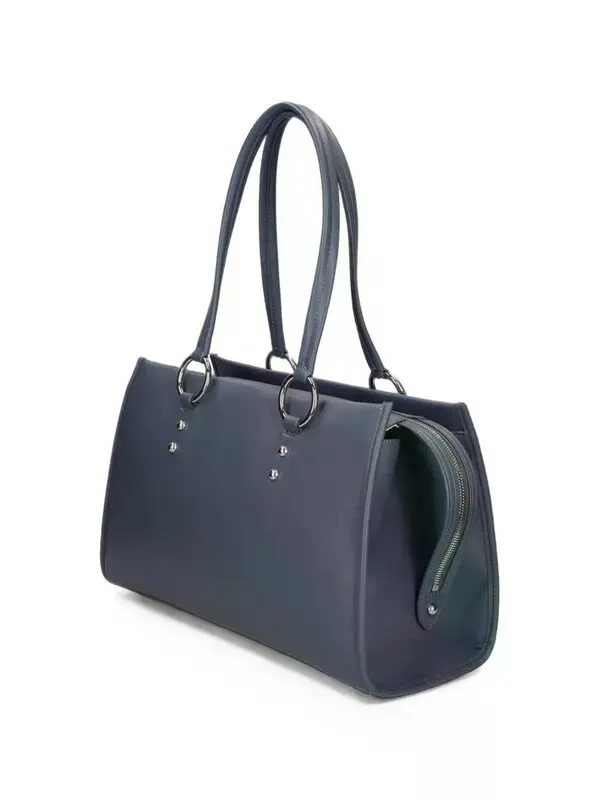 Lacoste Celys Medium Ring-detail Shoulder Bag - Blue