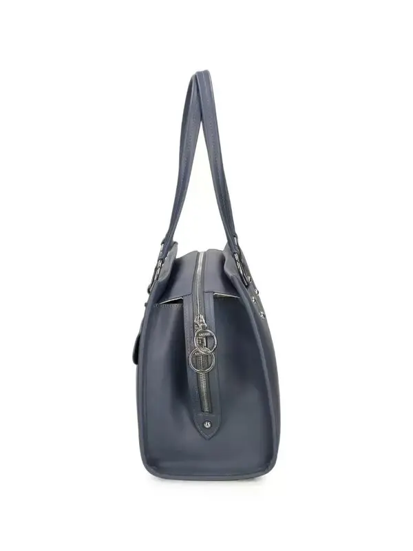 Lacoste Celys Medium Ring-detail Shoulder Bag - Blue