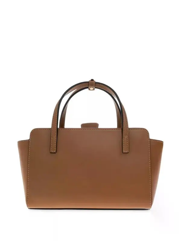 HIDESINS Small Flap Leather Tote Bag
