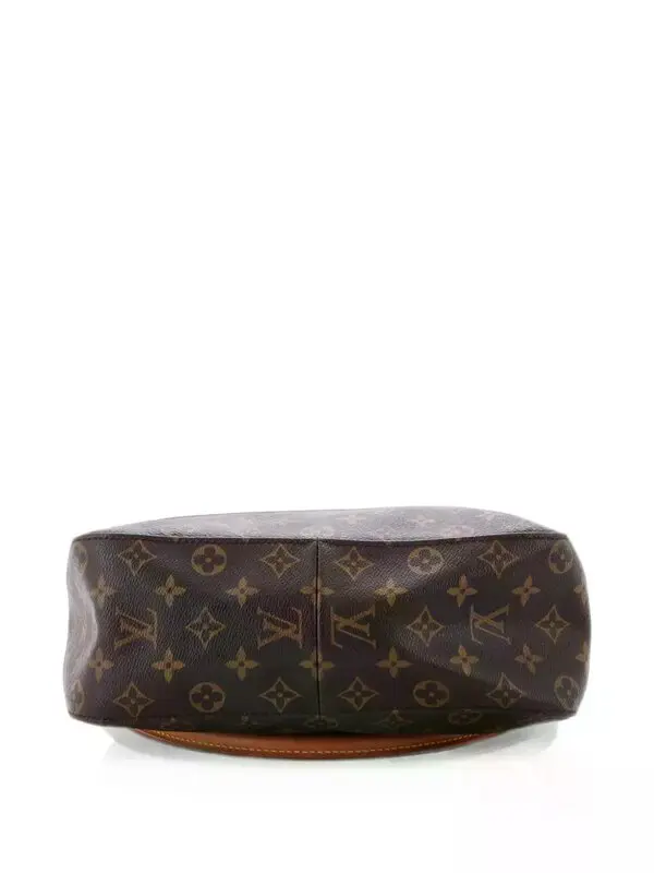 LOUIS VUITTON Looping Handbag Monogram Canvas Gm Shoulder Bag