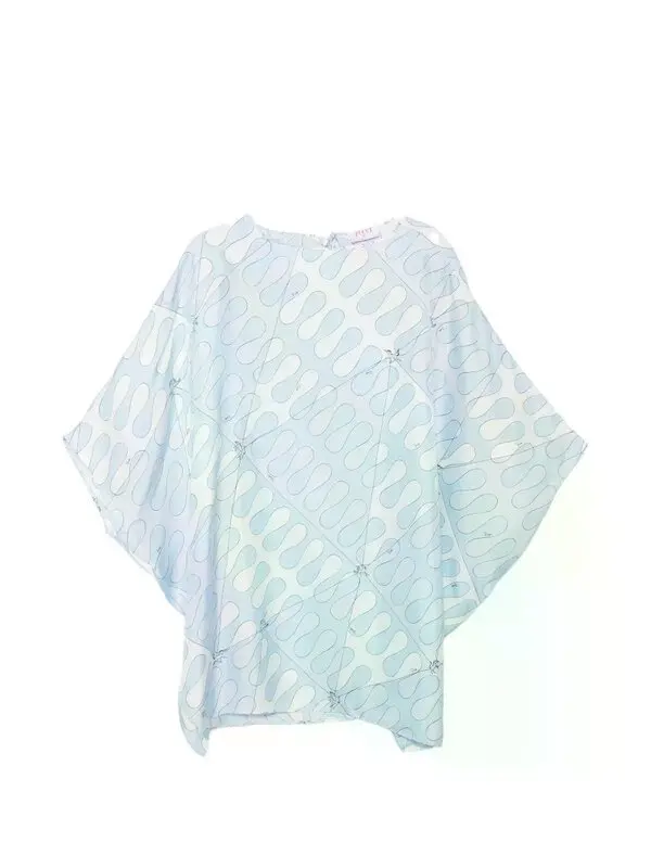 Emilio Pucci Iride-print Silk Kaftan