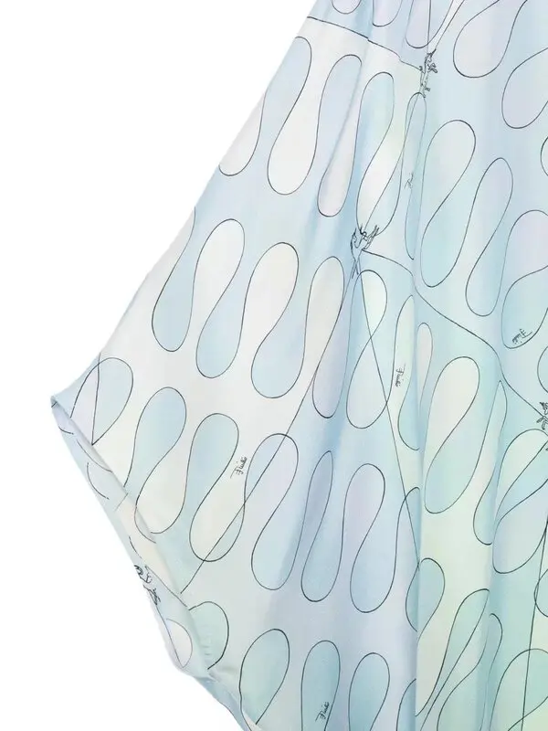Emilio Pucci Iride-print Silk Kaftan