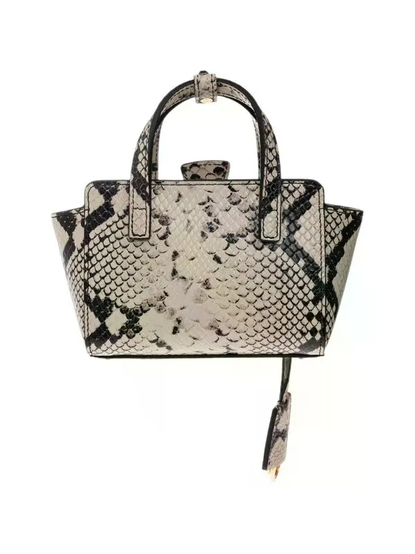 HIDESINS Xs Flap Snakeskin-effect Tote Bag