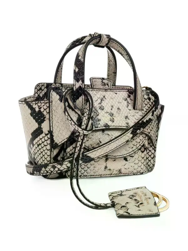 HIDESINS Xs Flap Snakeskin-effect Tote Bag