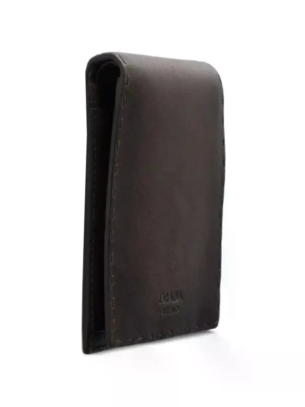 Prada Antiqued Leather Wallet