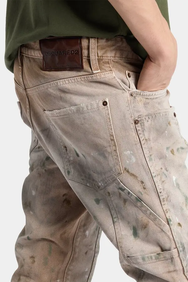 Dsquared2 Mushroom Field Teddy Carpenter Jeans