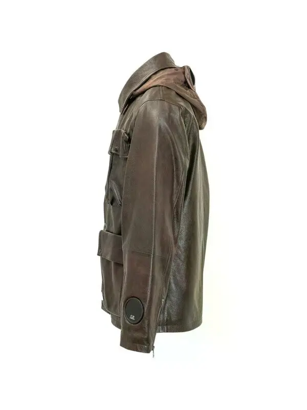 C.P. COMPANY Mille Leather Jacket