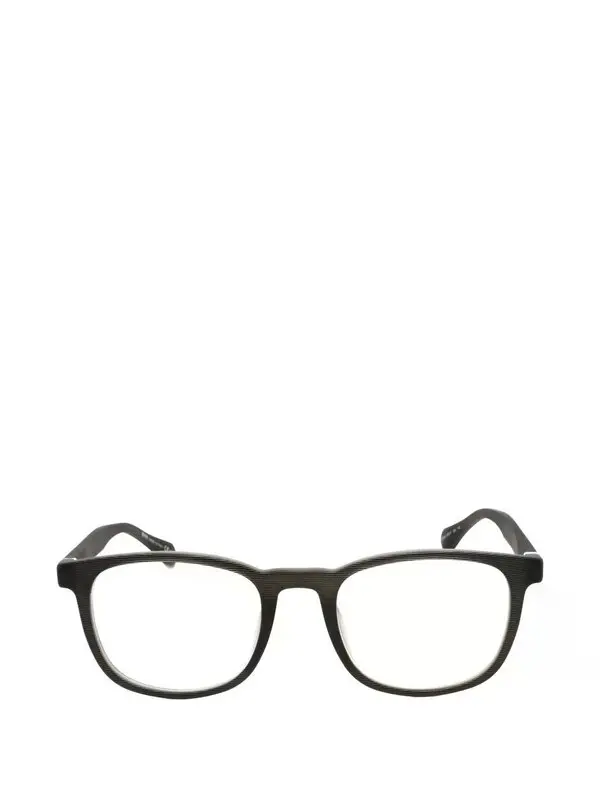 BOSS Round-frame Textured Glasses - Grey