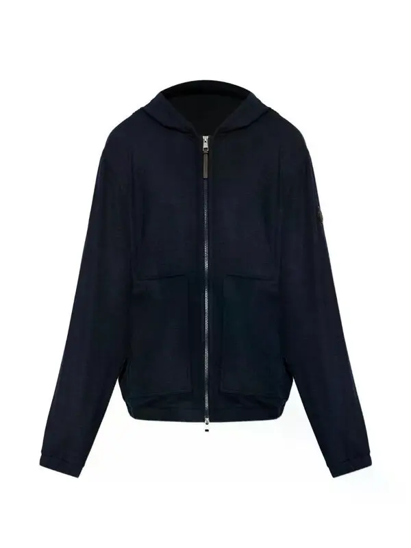 Moncler Logo-patch Zip-up Hoodie
