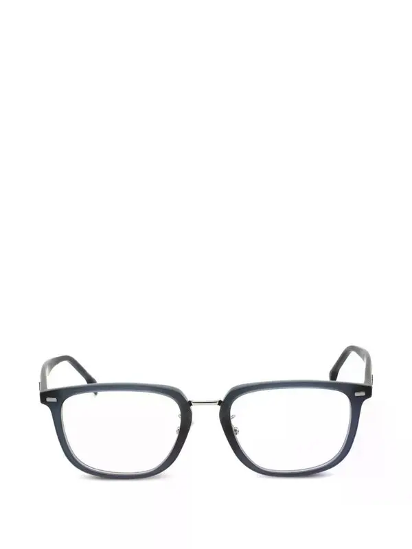 BOSS Rectangle-frame Glasses - Blue