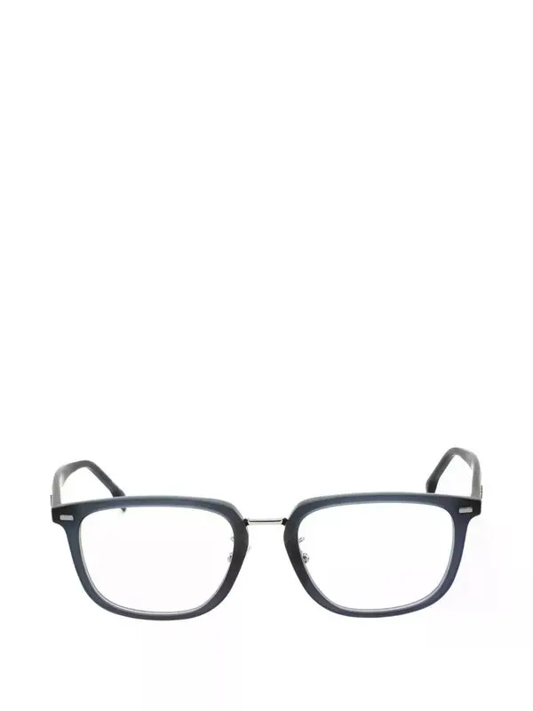 BOSS Rectangle-frame Glasses - Blue