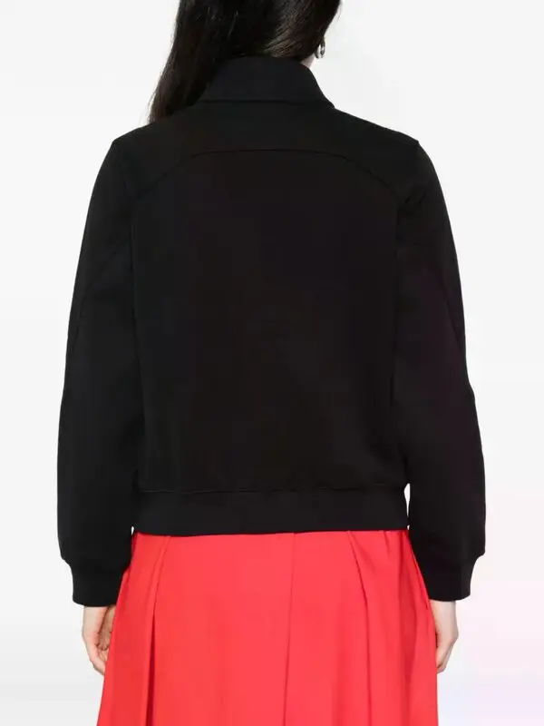 Maison Kitsuné Fox-patch Polo-collar Sweater