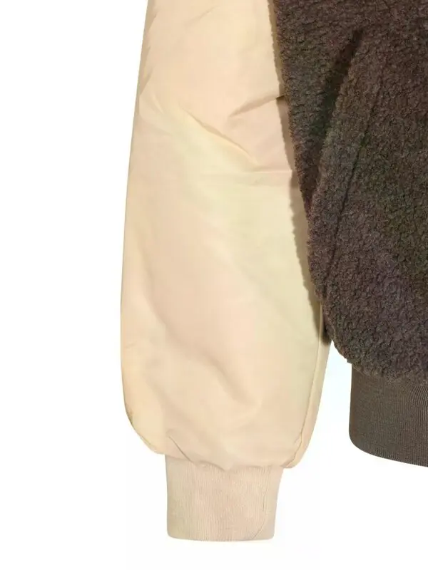 MAUNA KEA Fleece-texture Panelled Jacket