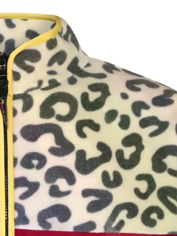 MAUNA KEA Leopard-print Colour-block Jacket