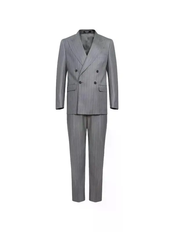 FRANZESE COLLECTION Pinstripe Double-breasted Suit