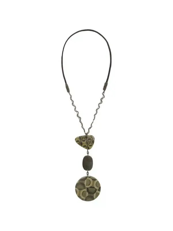 Malìparmi Resin Pendant Necklace - Grey