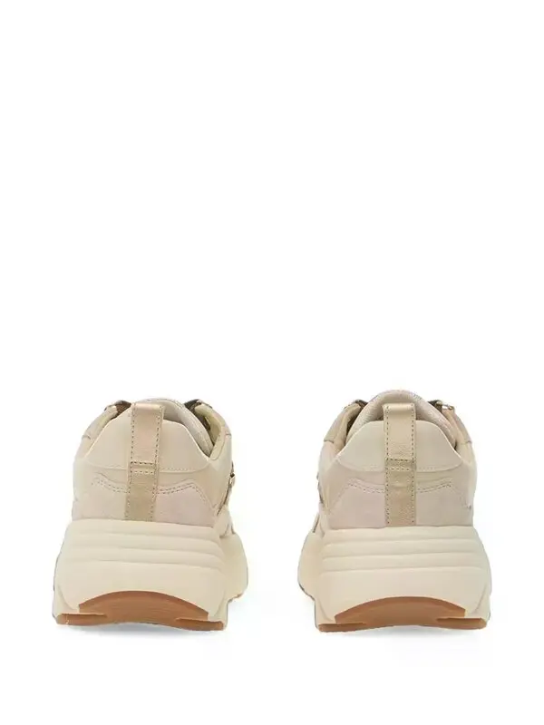 Geox Animal-print Panelled Sneakers