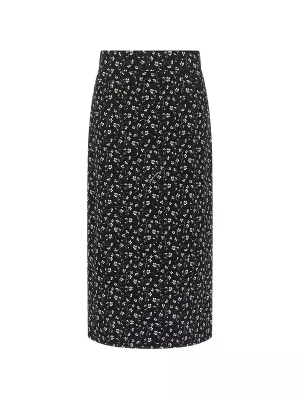 Dolce & Gabbana Floral-print Midi Pencil Skirt