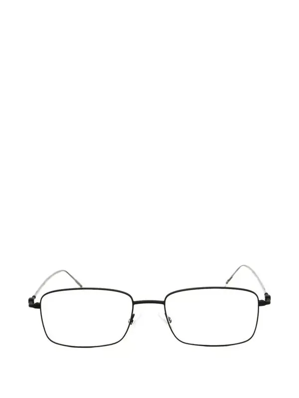 BOSS Rectangle-frame Metal Glasses - Black