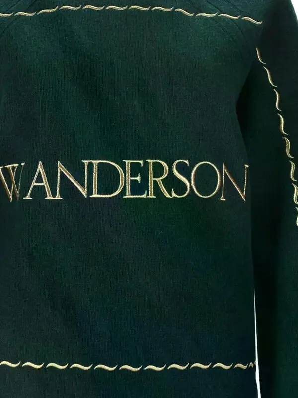 JW Anderson Logo-embroidered Wool Sweater