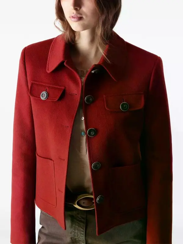 FORTELA Fortune Cropped Cashmere Jacket