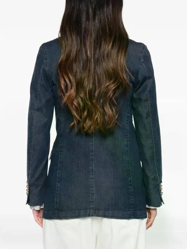L.B.M. 1911 Double-breasted Peak-lapel Blazer