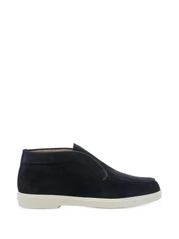 Santoni Suede Loafers