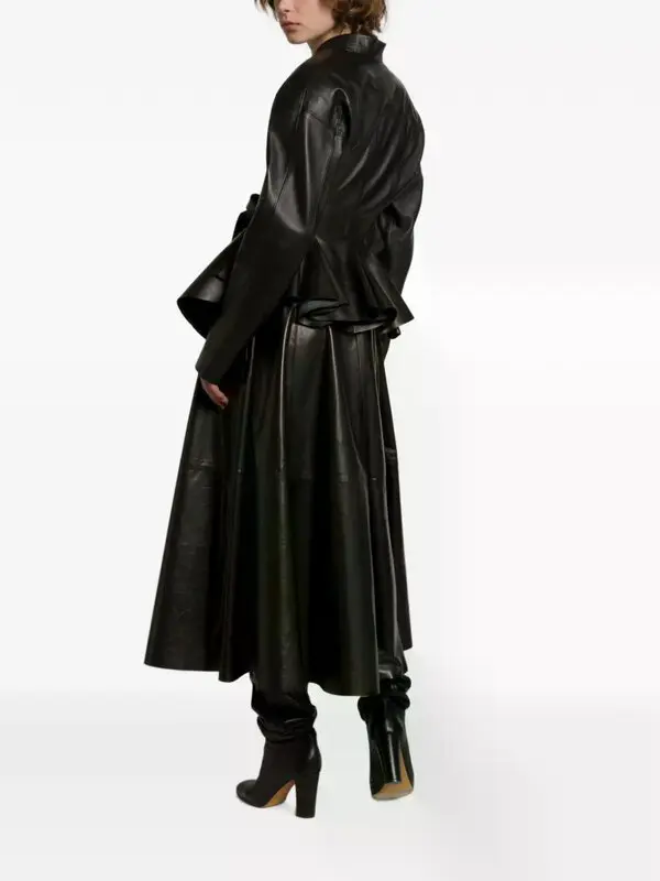 Alberta Ferretti Tie-waist Peplum Jacket