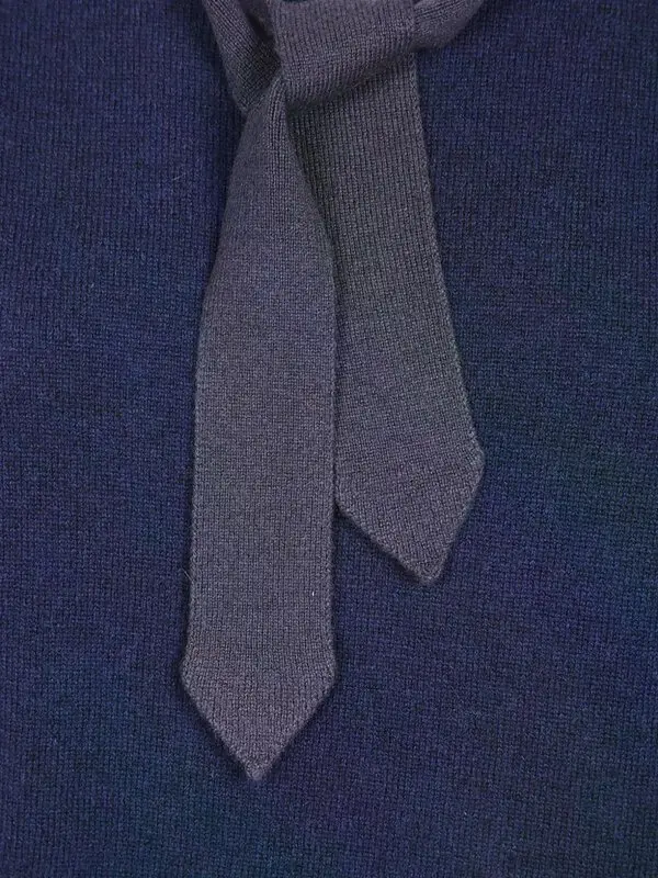 ANNE CLAIRE Tie-neck Sweater