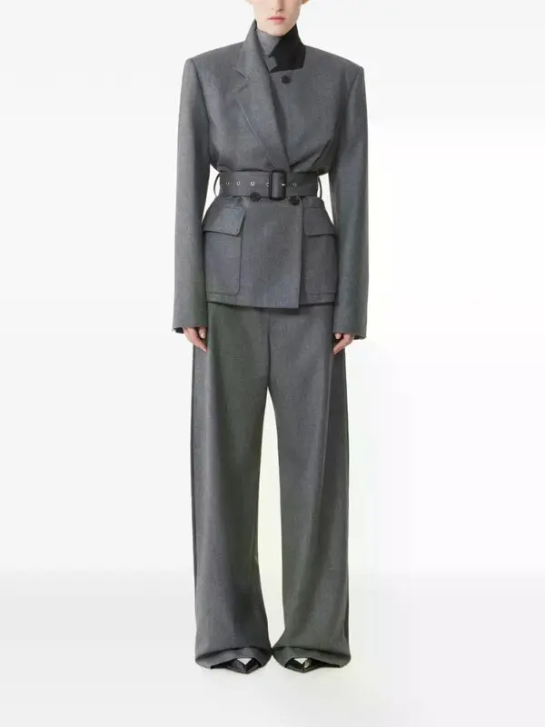 LANVIN Drawstring Wide-leg Trousers