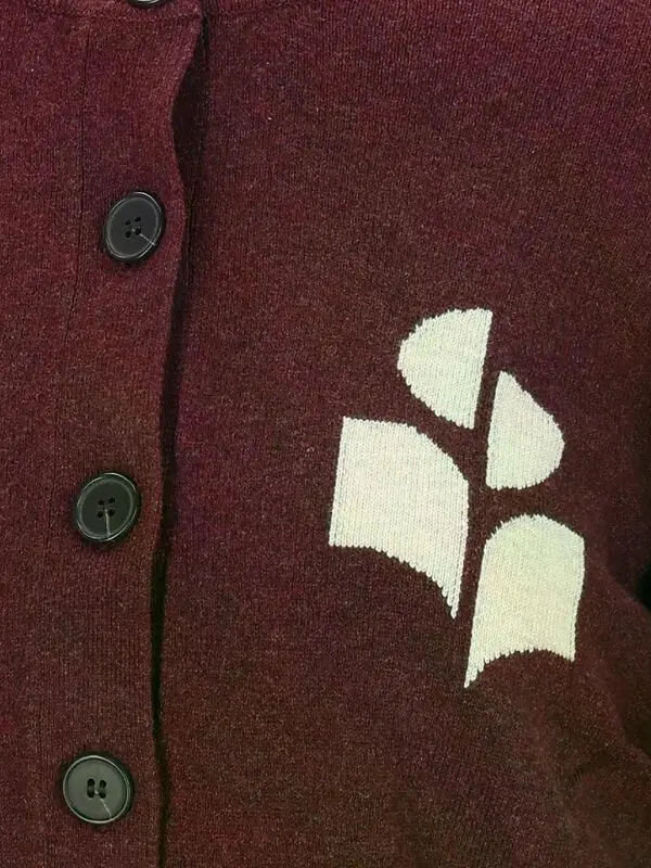 MARANT ETOILE Logo-intarsia Cardigan