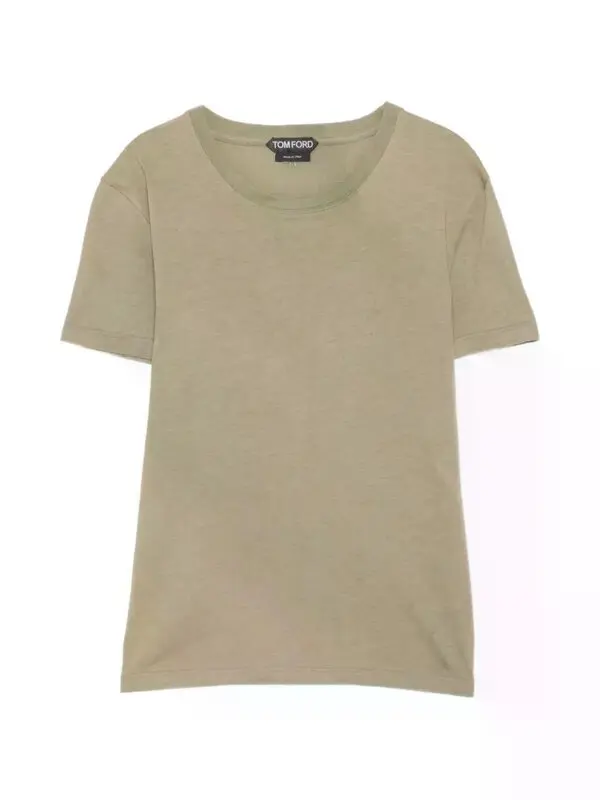 TOM FORD Logo-embroidered T-shirt