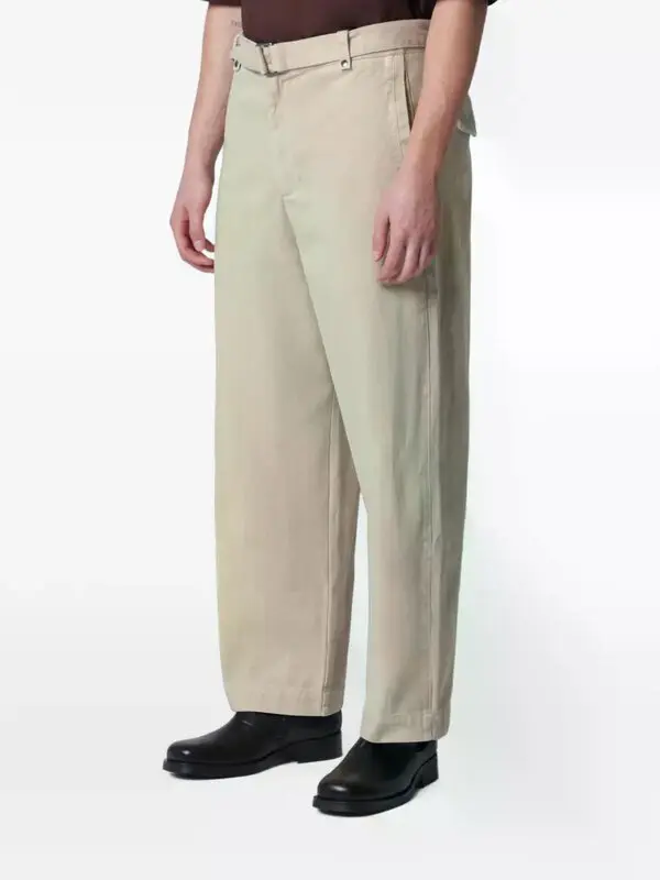 ENTIRE STUDIOS Gully Belted Cotton Trousers