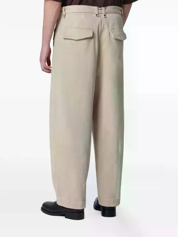 ENTIRE STUDIOS Gully Belted Cotton Trousers