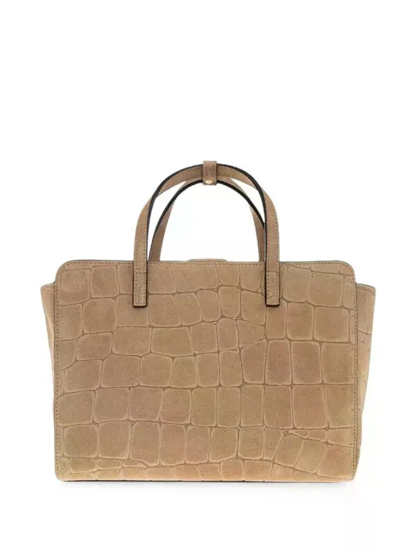 HIDESINS M Flap Crocodile-effect Tote Bag