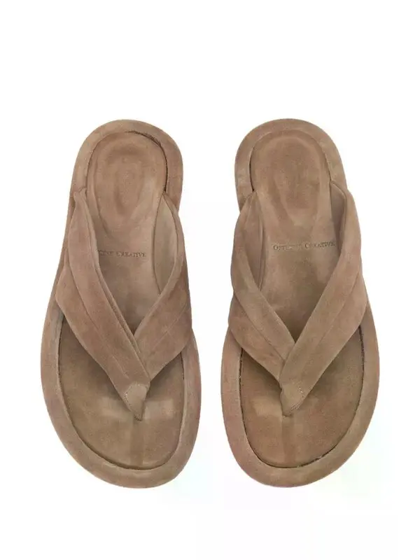 Officine Creative Estens Padded Thong-strap Sandals