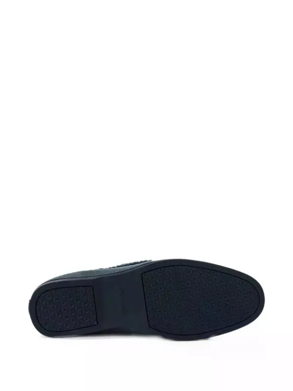 DOUCAL'S Fur-trimmed Tassel Loafers